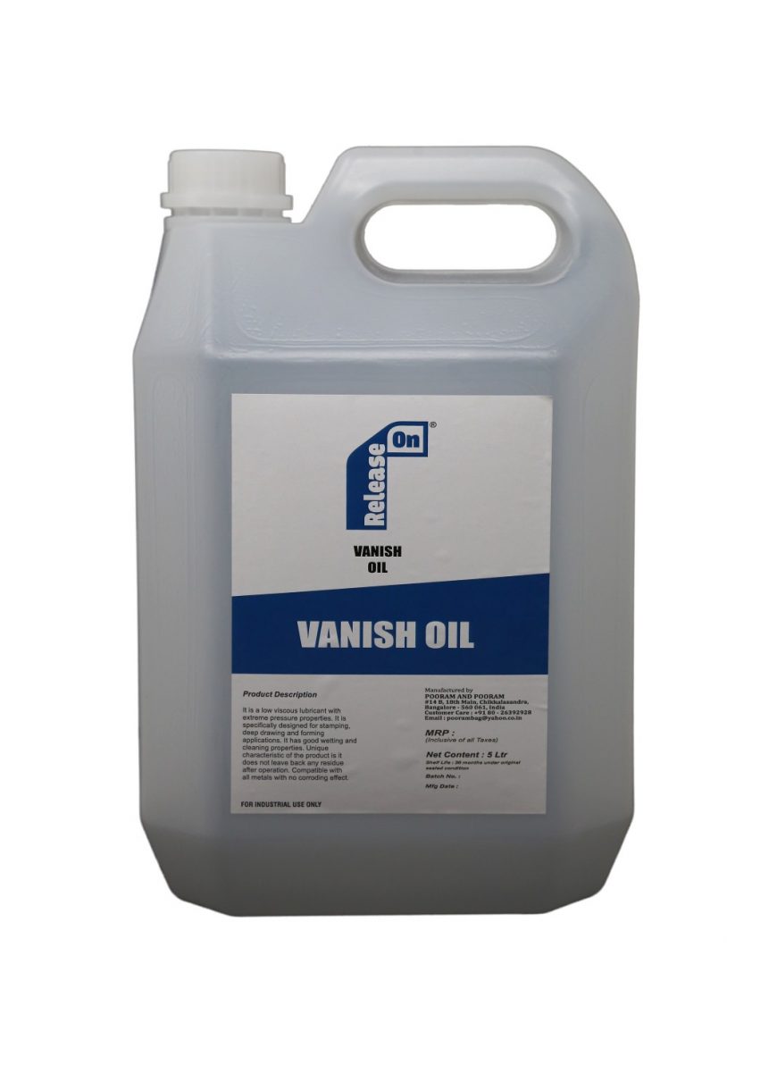 Vanish Oil – Release On